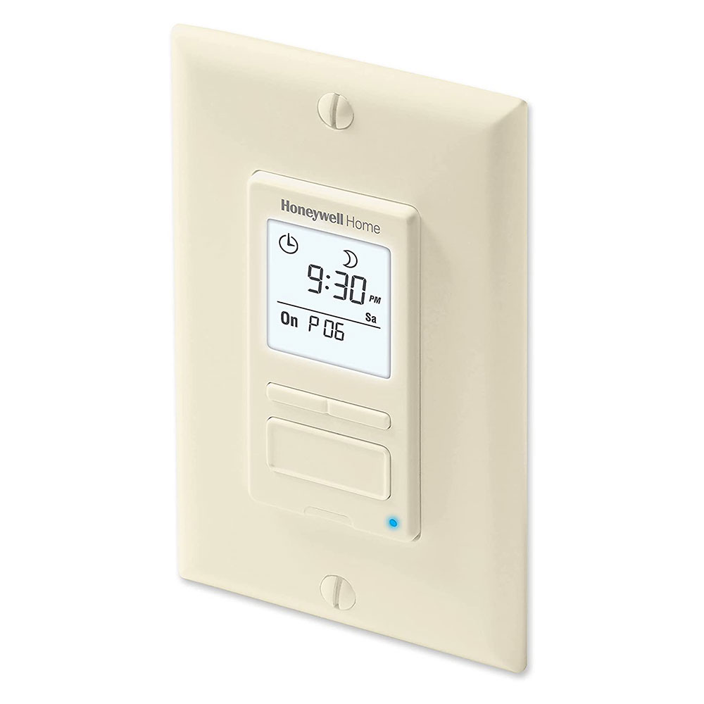 Honeywell Light Switch Timer For Lights Or Motors Rpls541a Almond